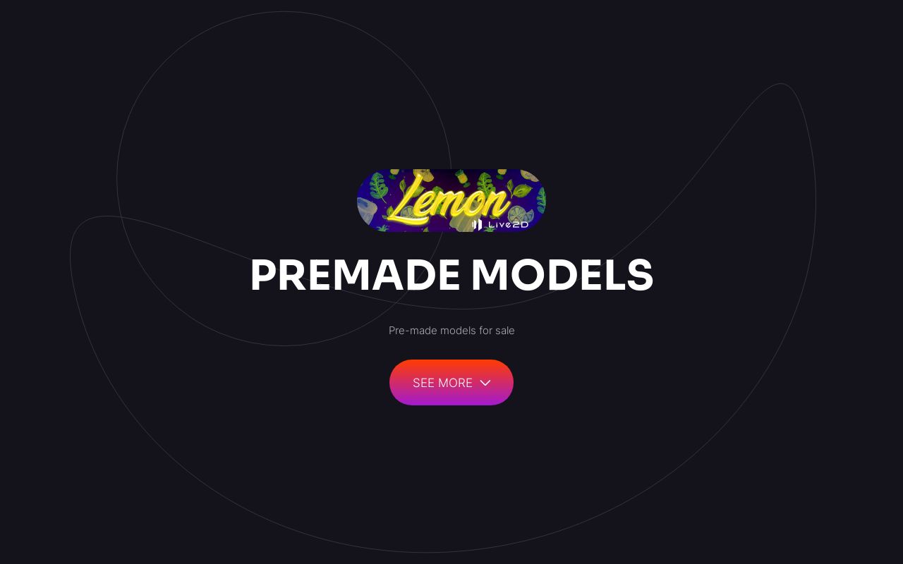 Lemon Live2D Vtuber Vtuber Models shop